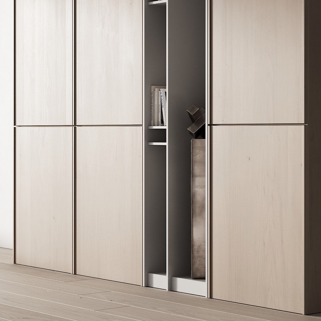 3D 262 Cabinet Furniture 12 Modular Wardrobe Cupboard 08 - TurboSquid ...