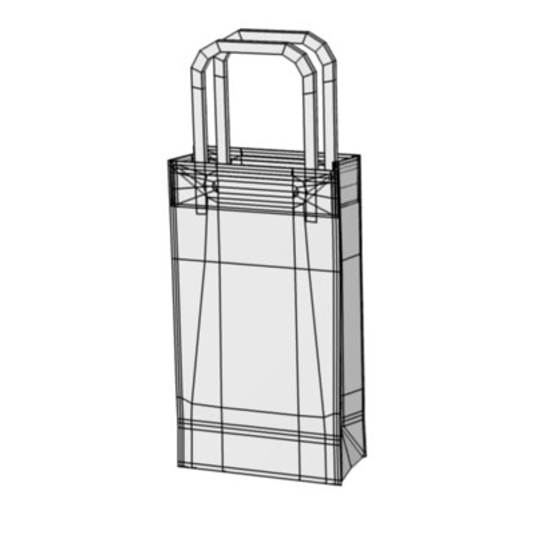 Shopping Bag 3d Model