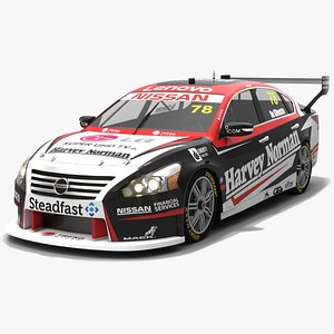 Stock Car 3d Model