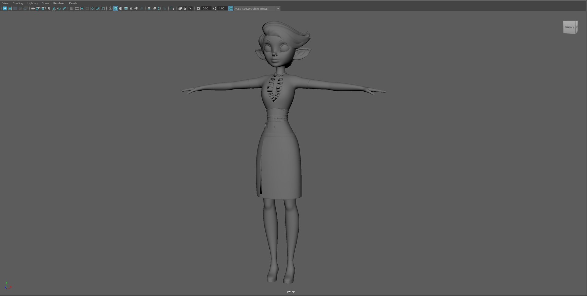 3D Semi-Realistic Female GHOST Character Without Rig Model - TurboSquid ...