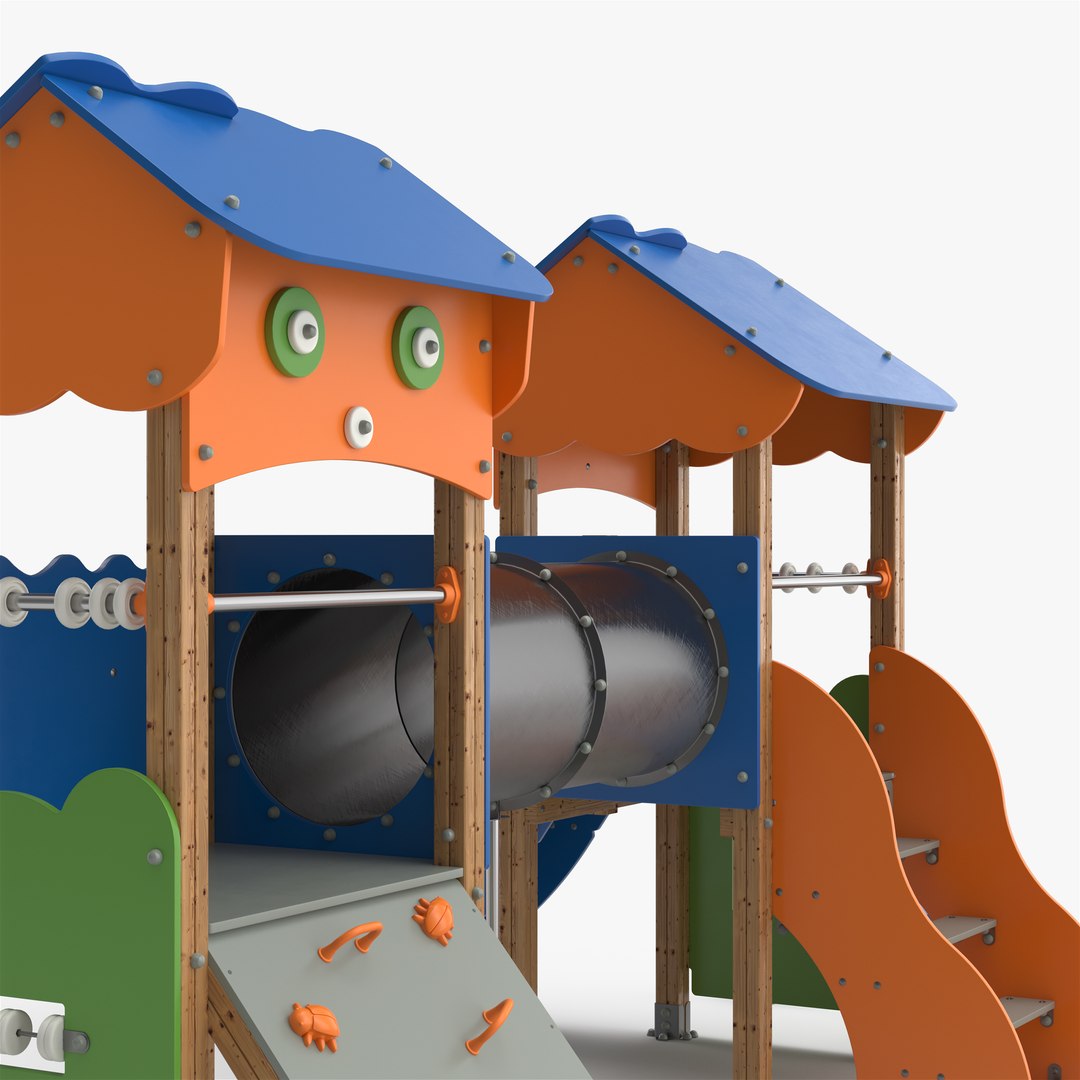 3D Kids Playground Model - TurboSquid 1340001