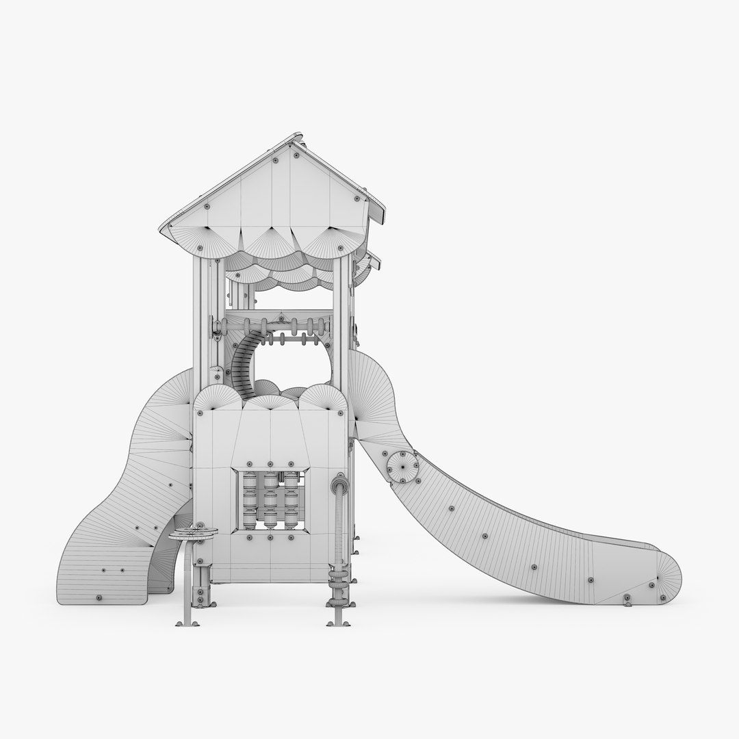3D Kids Playground Model - TurboSquid 1340001