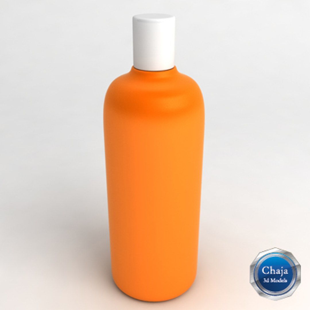 3d model of shampoo