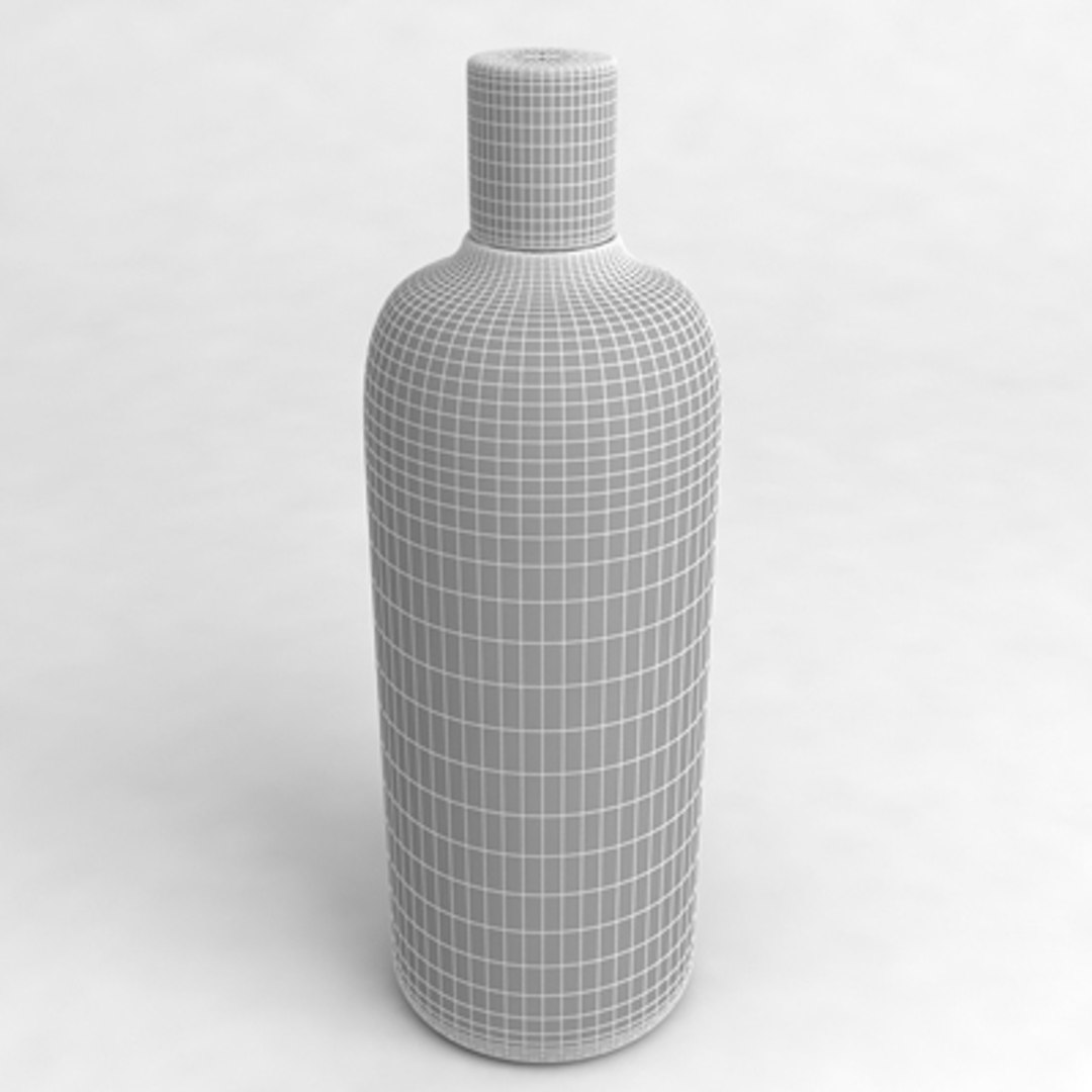 3d model of shampoo