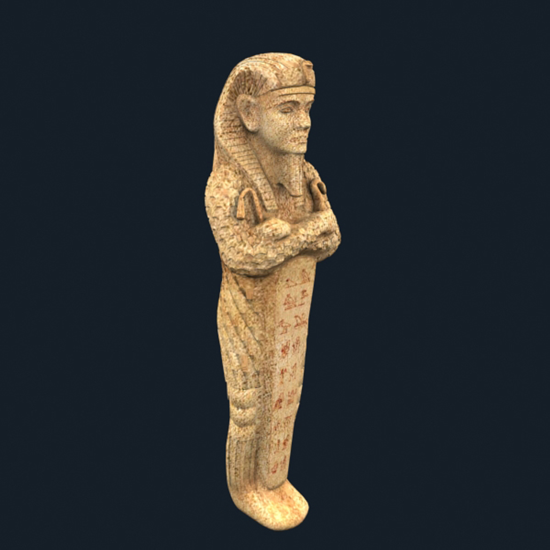 3d Model Of Ancient Egyptian Egypt Statues