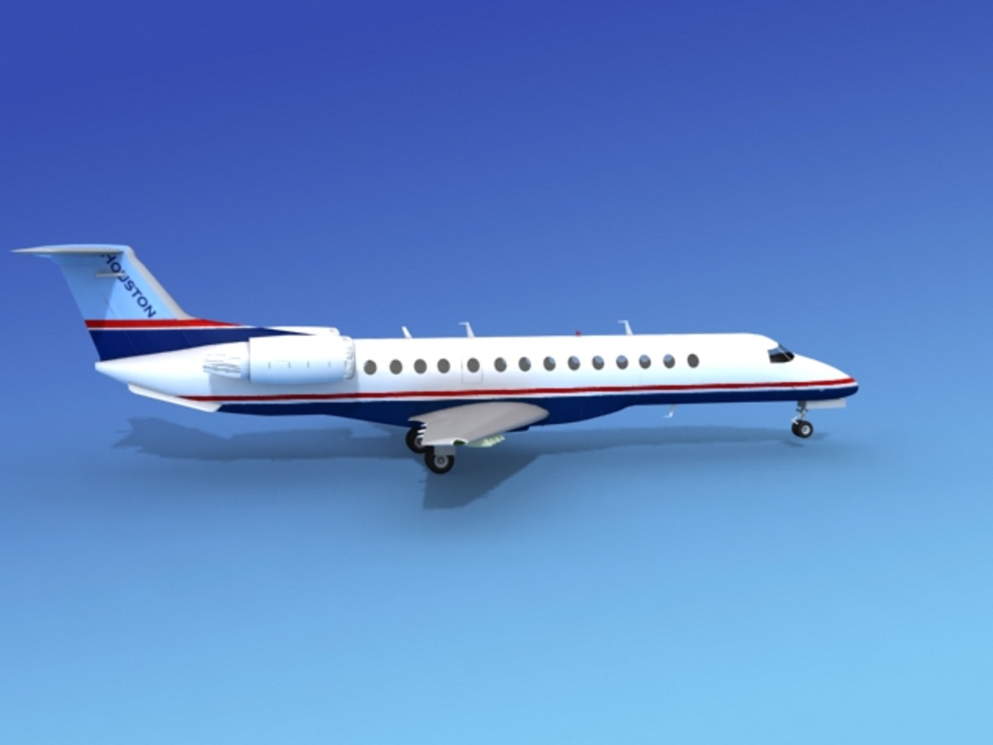 3d model embraer erj