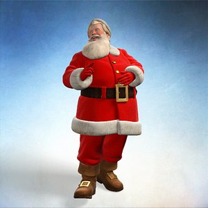 Santa Claus Saint Christ 3d Ma