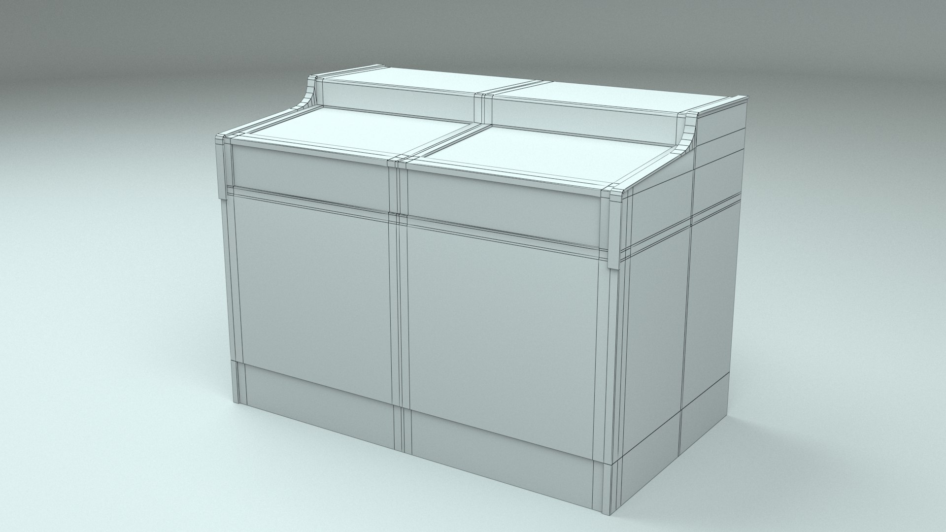 Store Glass Freezer 3D Model - TurboSquid 2226880