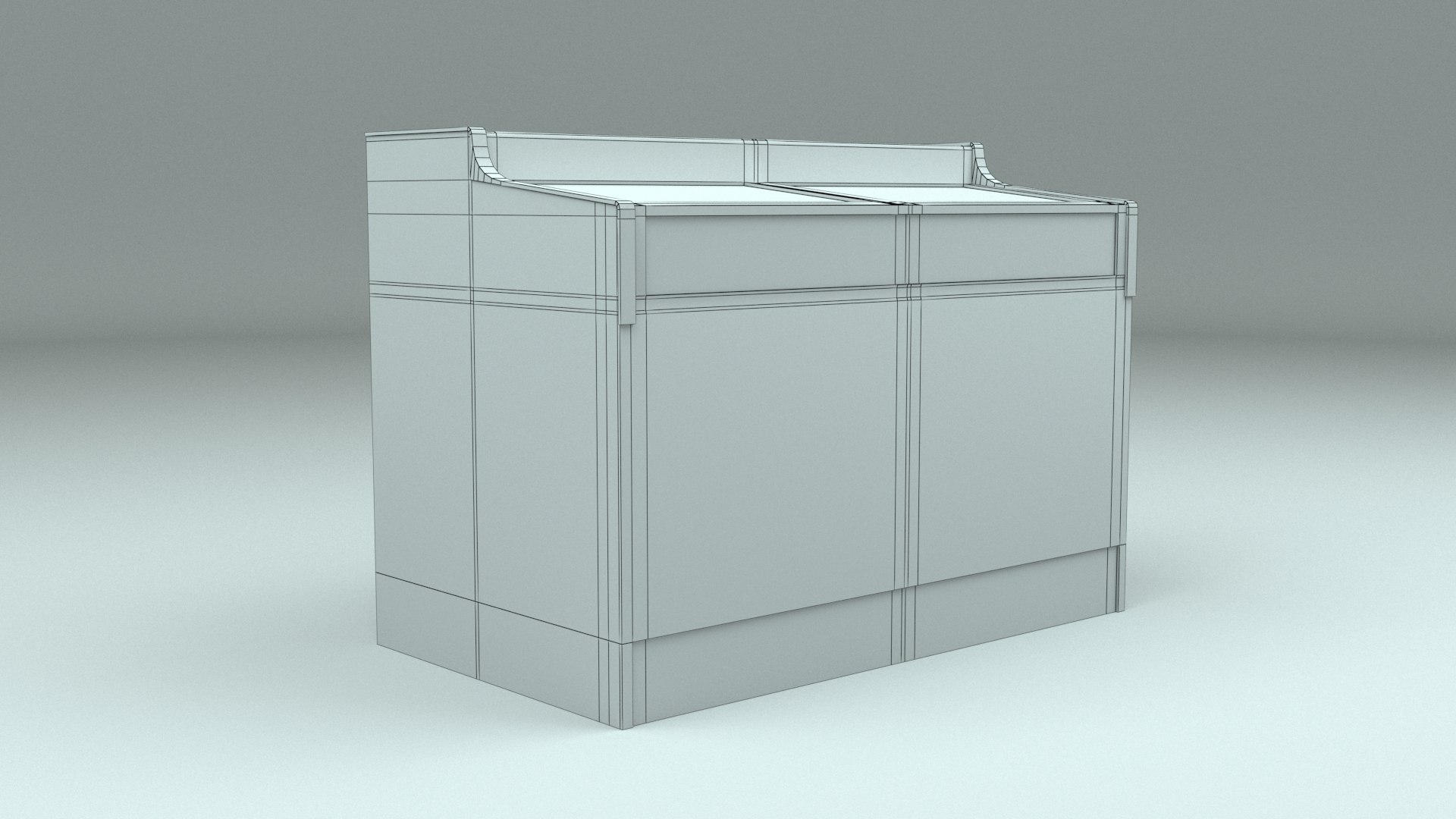 Store Glass Freezer 3D Model - TurboSquid 2226880