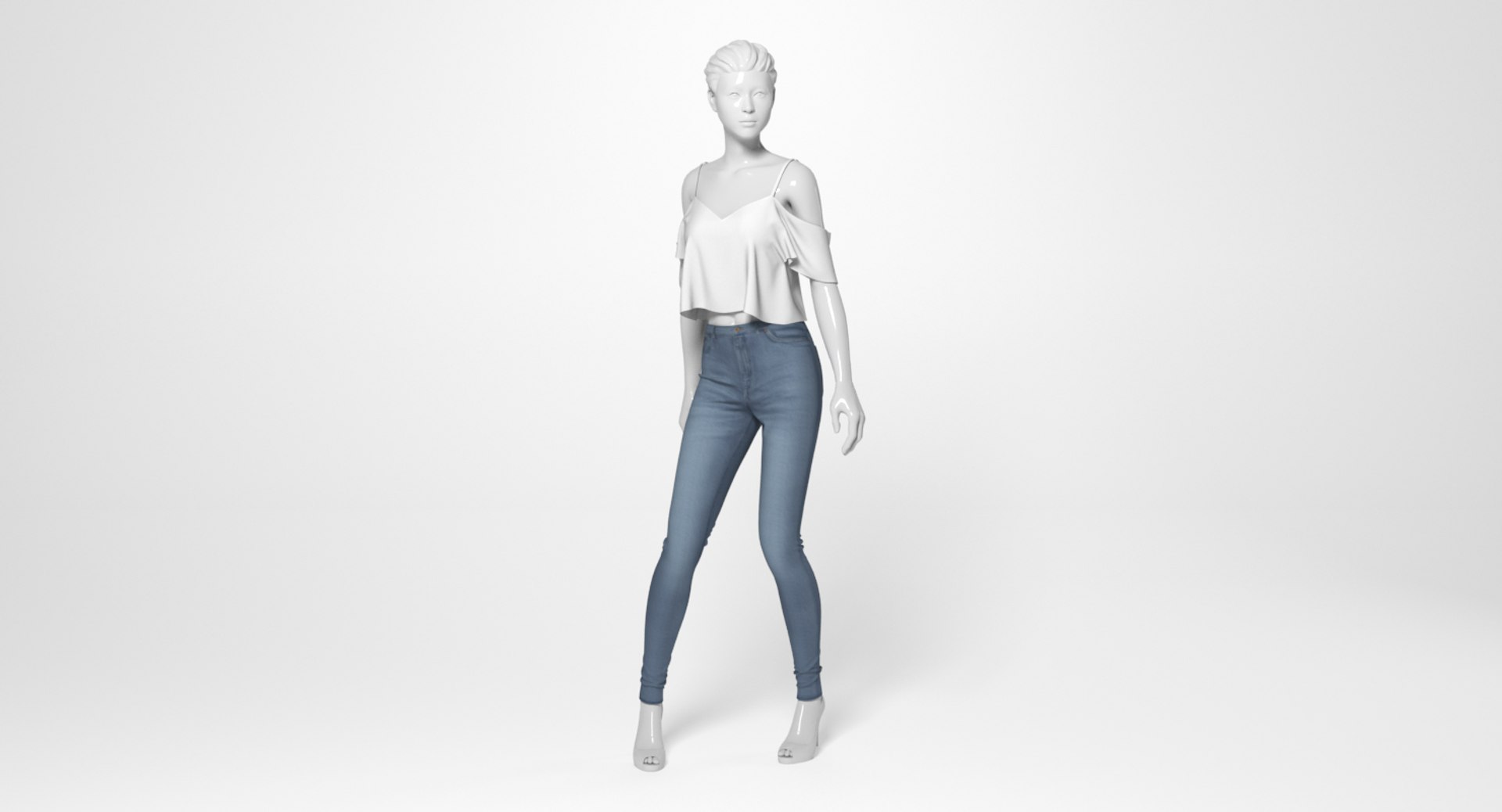jeans 3d obj