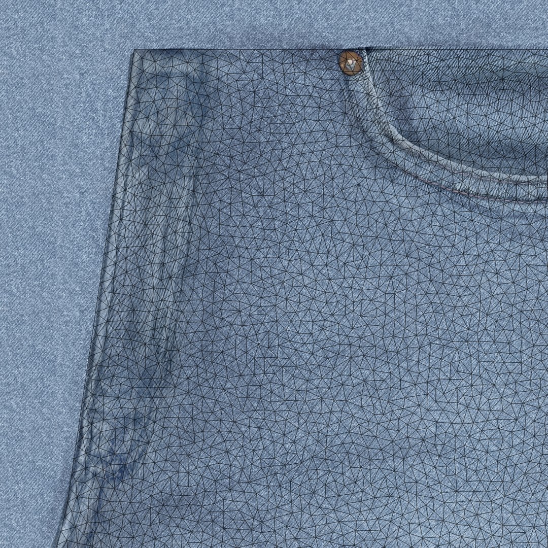 jeans 3d obj
