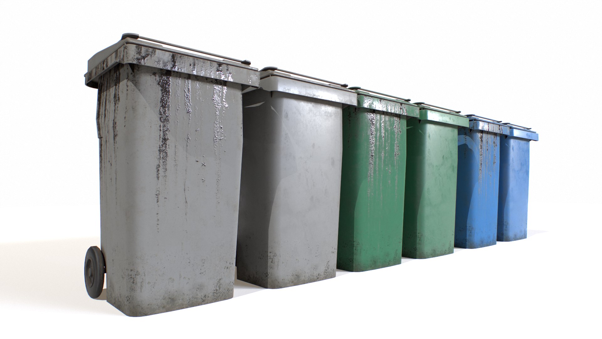 Trash Bin 1 3D - TurboSquid 1975818