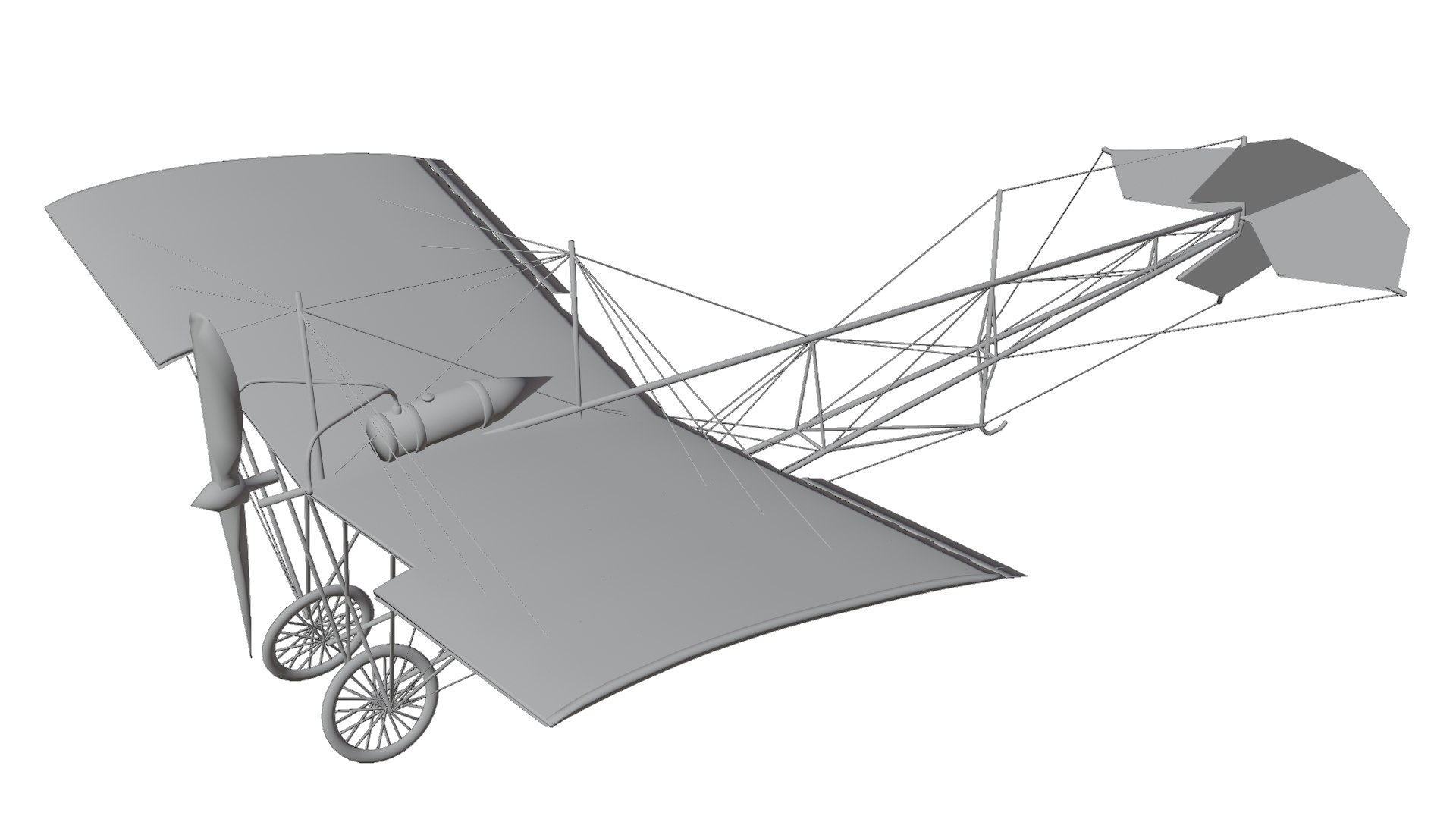 3D Model Bleriot 21 - TurboSquid 2100346