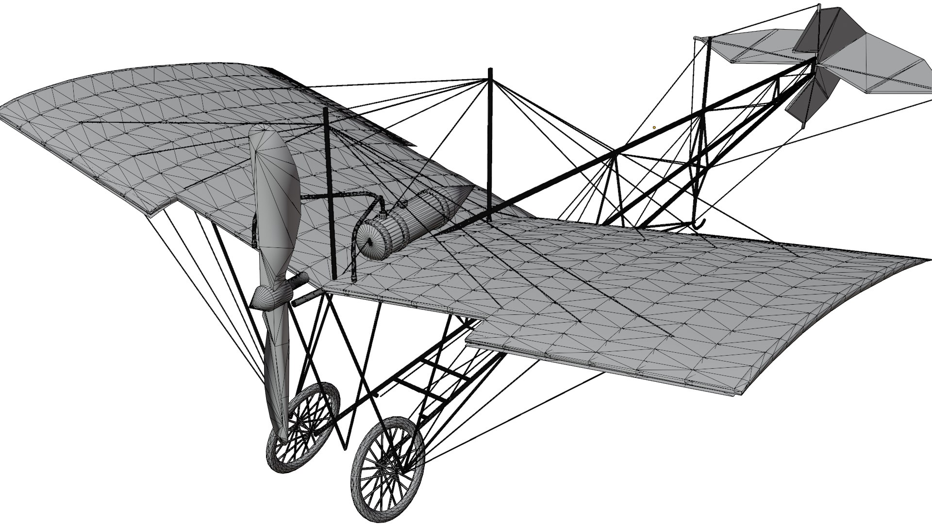 3D Model Bleriot 21 - TurboSquid 2100346