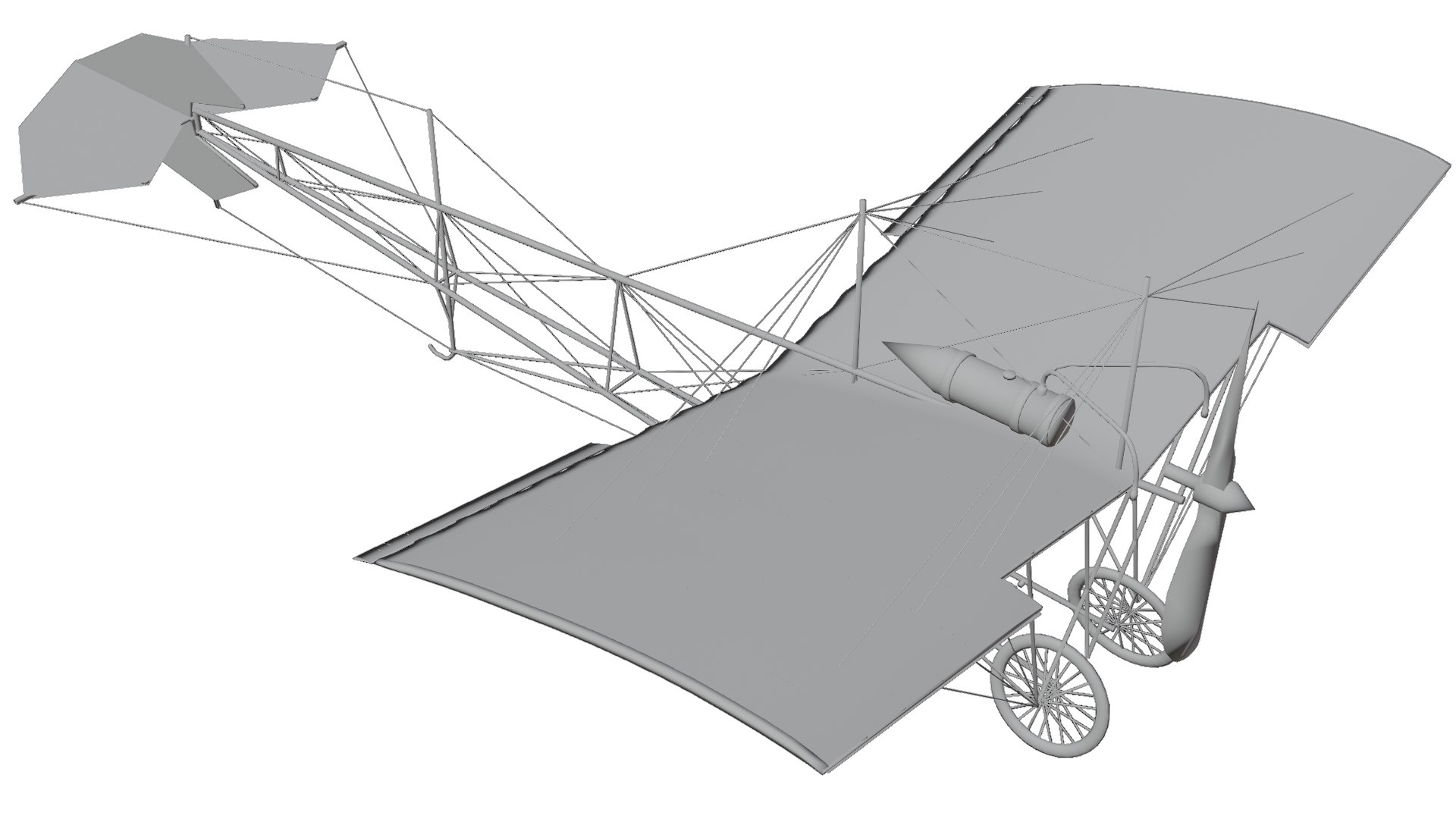 3D Model Bleriot 21 - TurboSquid 2100346
