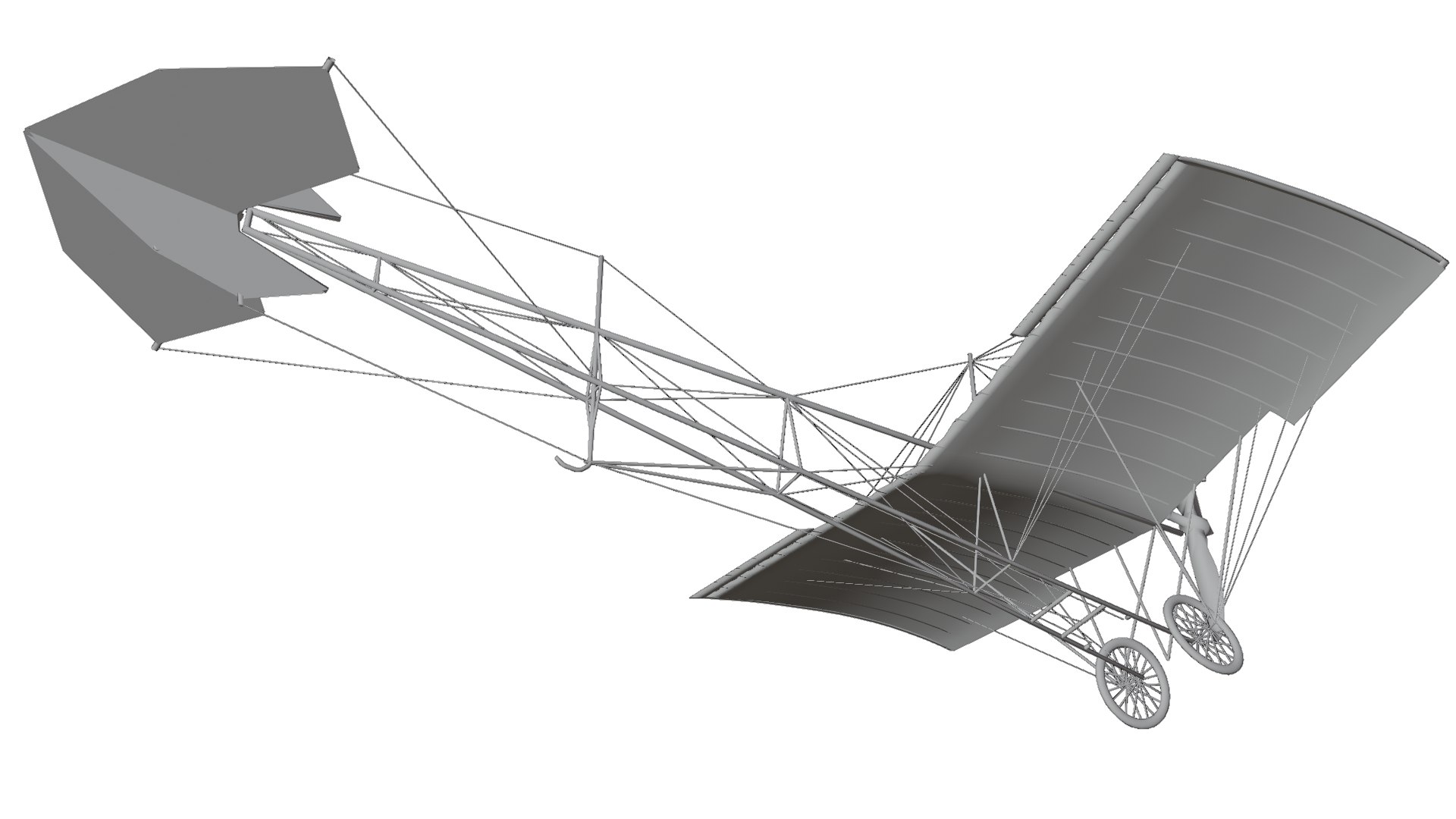 3D Model Bleriot 21 - TurboSquid 2100346