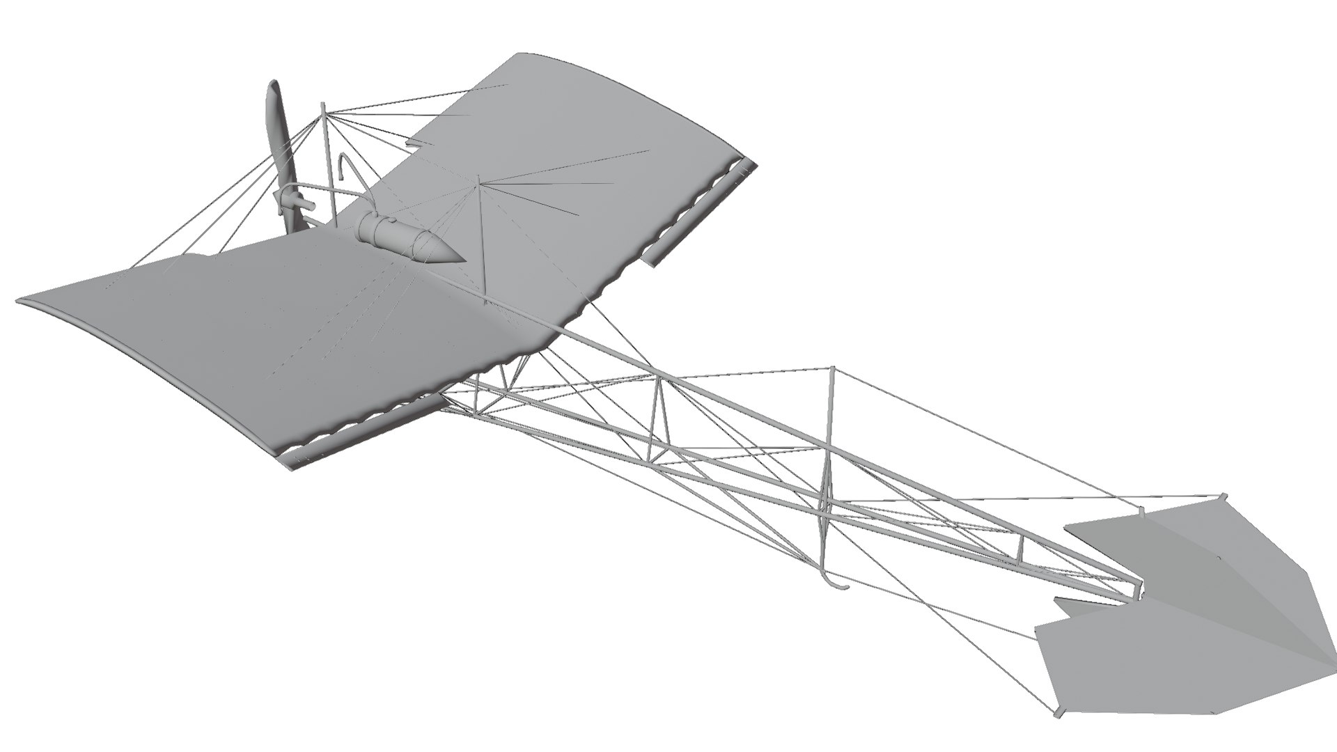 3D Model Bleriot 21 - TurboSquid 2100346