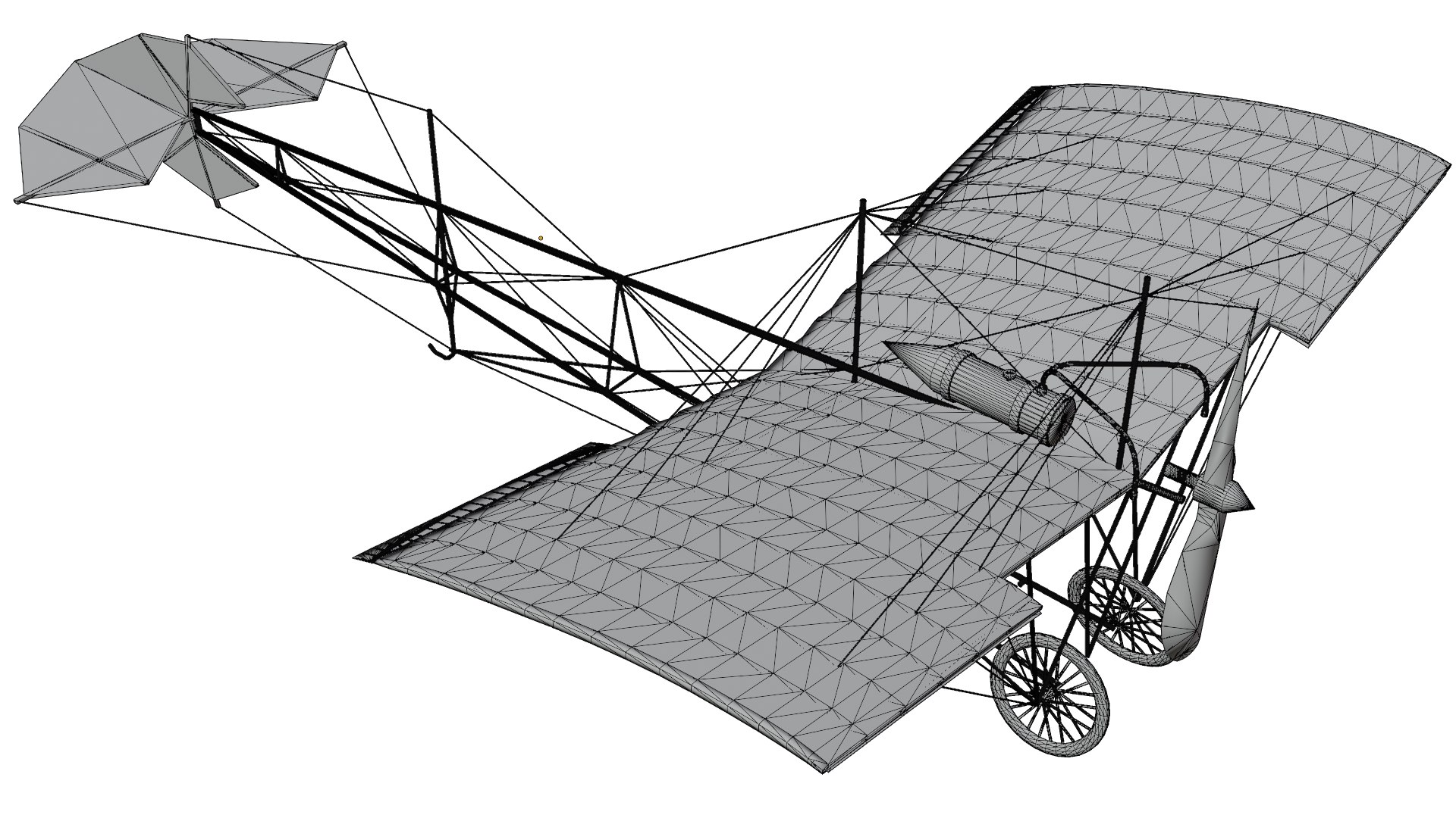 3D Model Bleriot 21 - TurboSquid 2100346