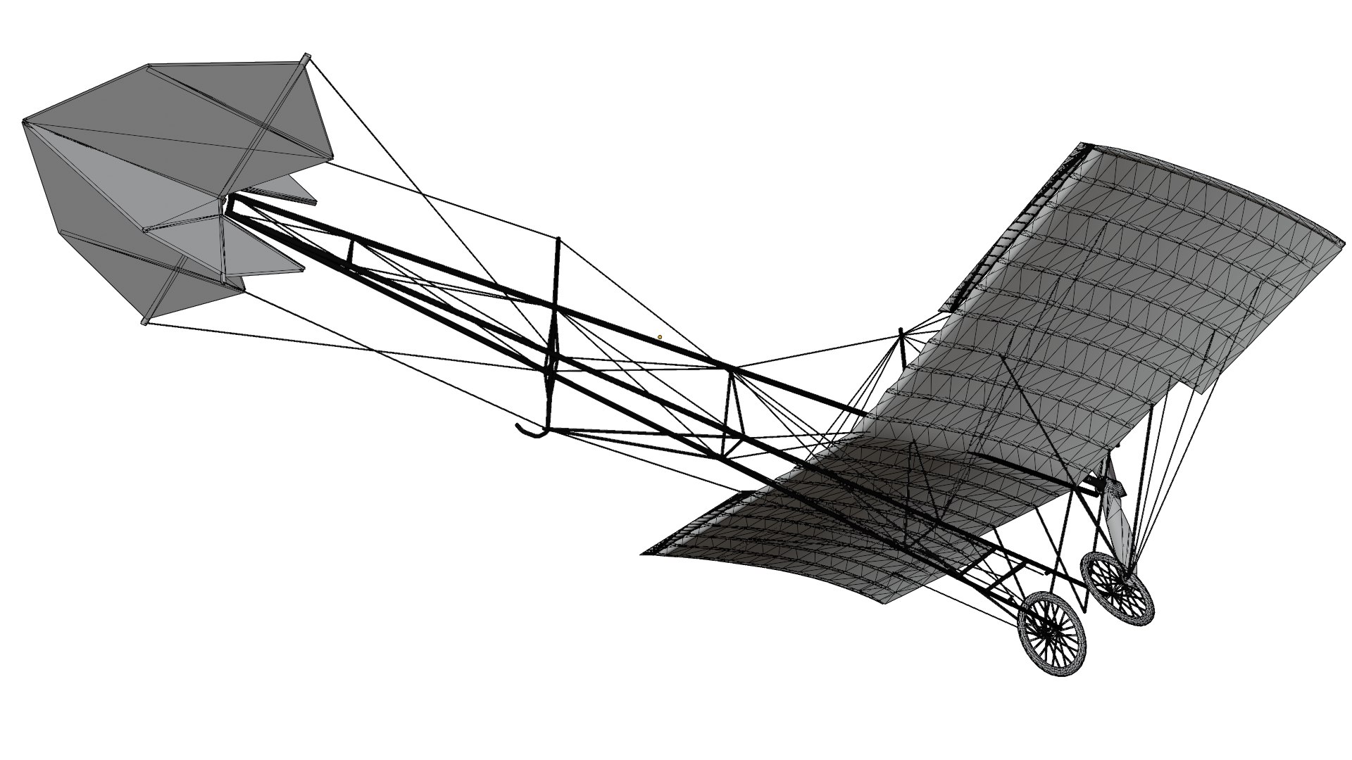 3D Model Bleriot 21 - TurboSquid 2100346