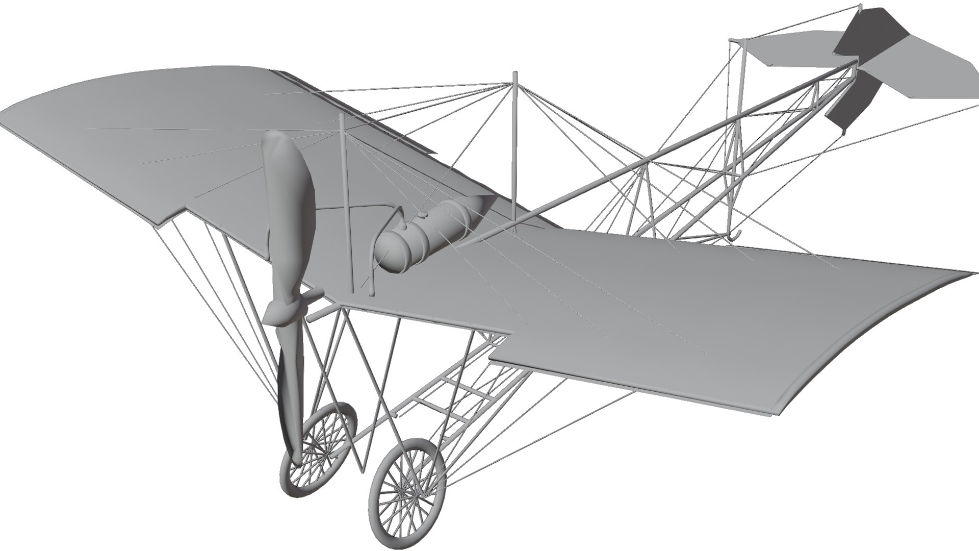 3D Model Bleriot 21 - TurboSquid 2100346