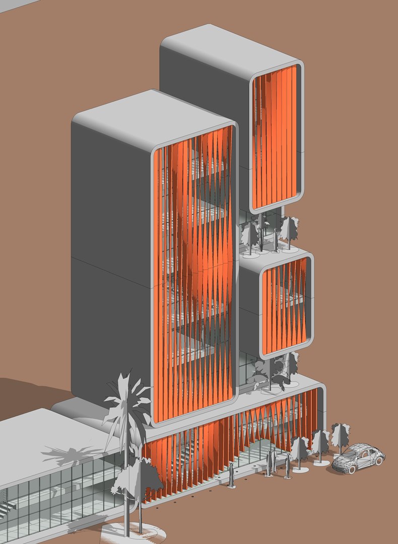 Commercial Building 3D Model - TurboSquid 1977036