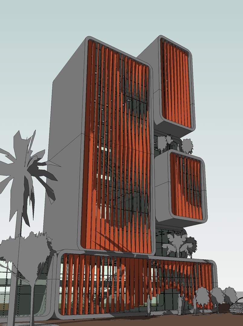 Commercial Building 3D Model - TurboSquid 1977036