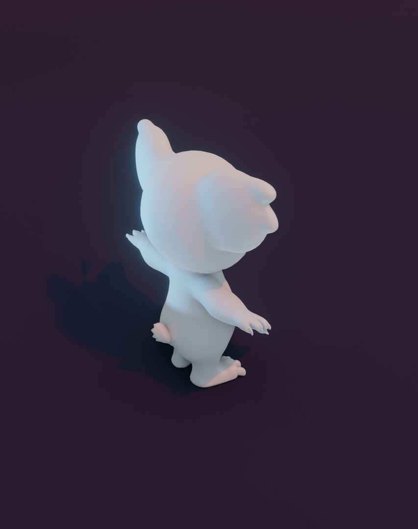 3D Model Cartoon Koala Rigged Base Mesh 3D Model - TurboSquid 1983233