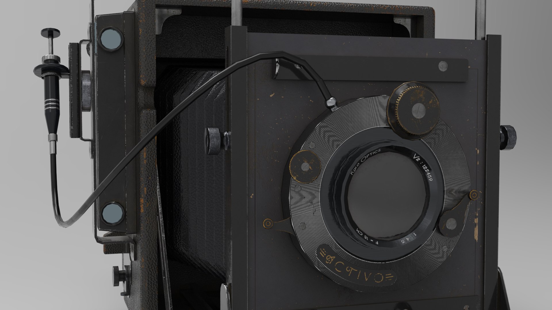 Vintage Graflex-Based Camera Model - High Quality And Realistic Details ...