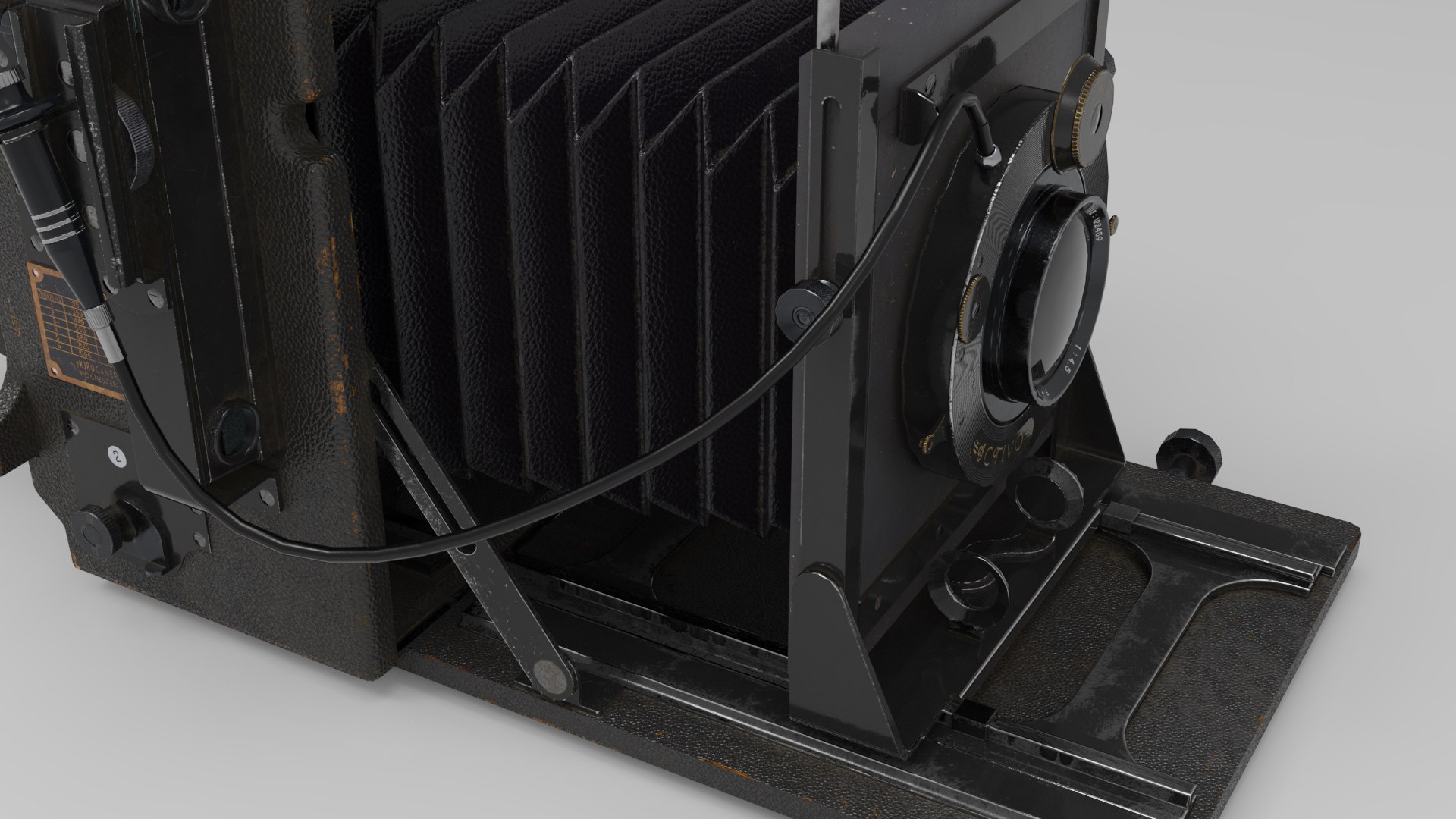 Vintage Graflex-Based Camera Model - High Quality And Realistic Details ...