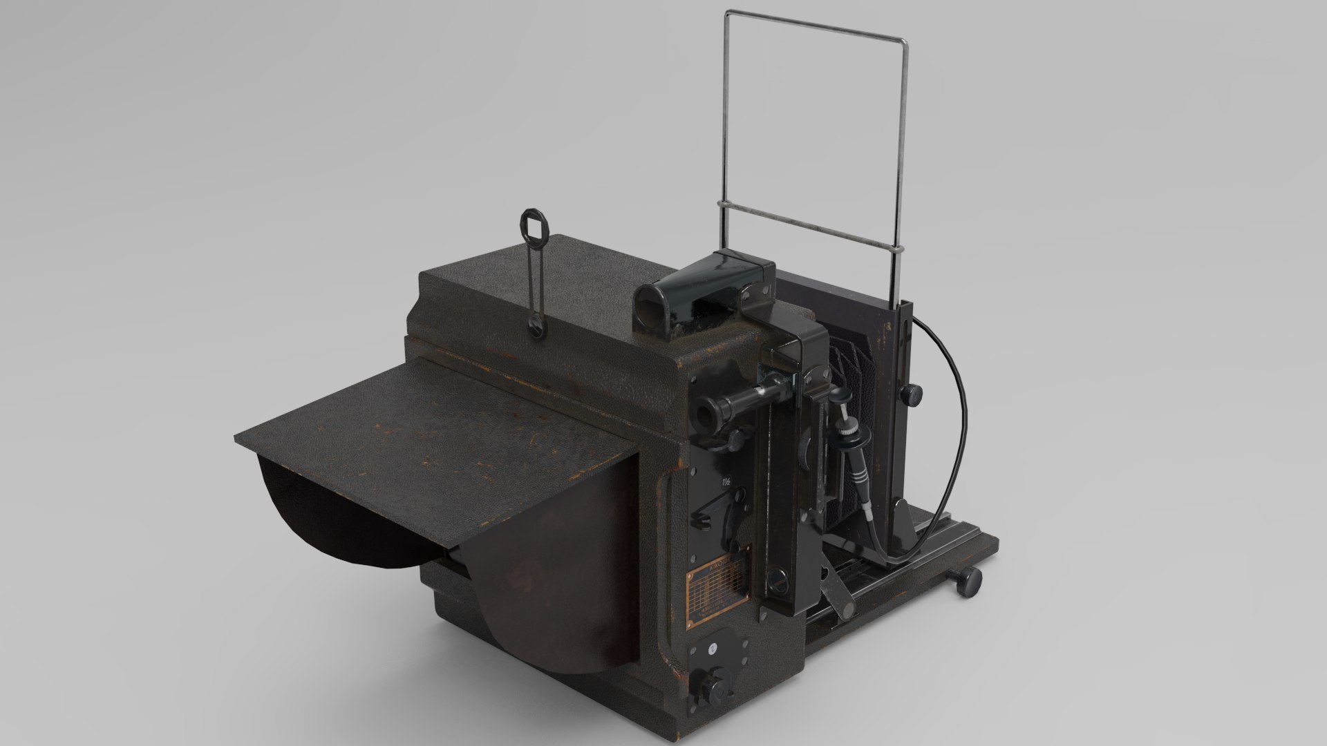 Vintage Graflex-Based Camera Model - High Quality And Realistic Details ...