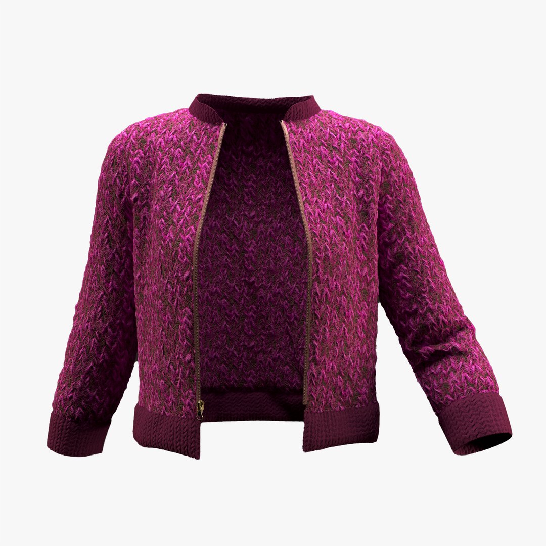 Sweater - jacket 3D model - TurboSquid 2002403