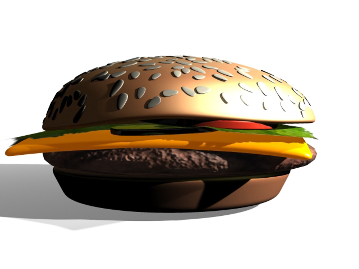 3d Hamburger Burger