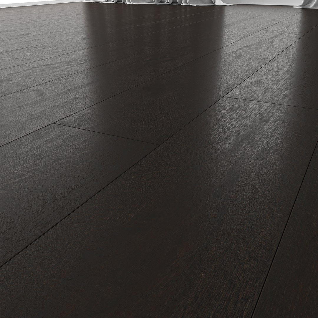 Wood oak floor black 3D - TurboSquid 1530894