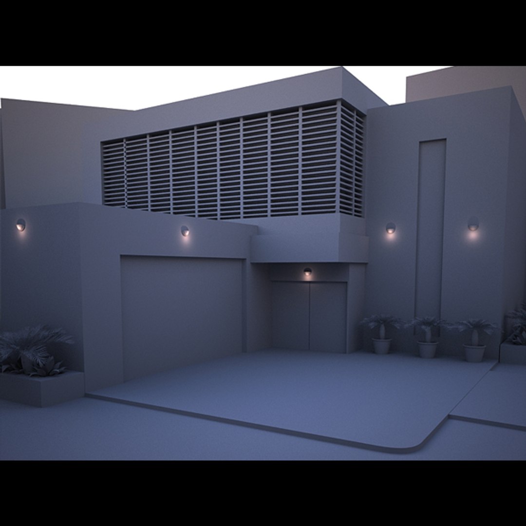 3d Model Realistic Scene