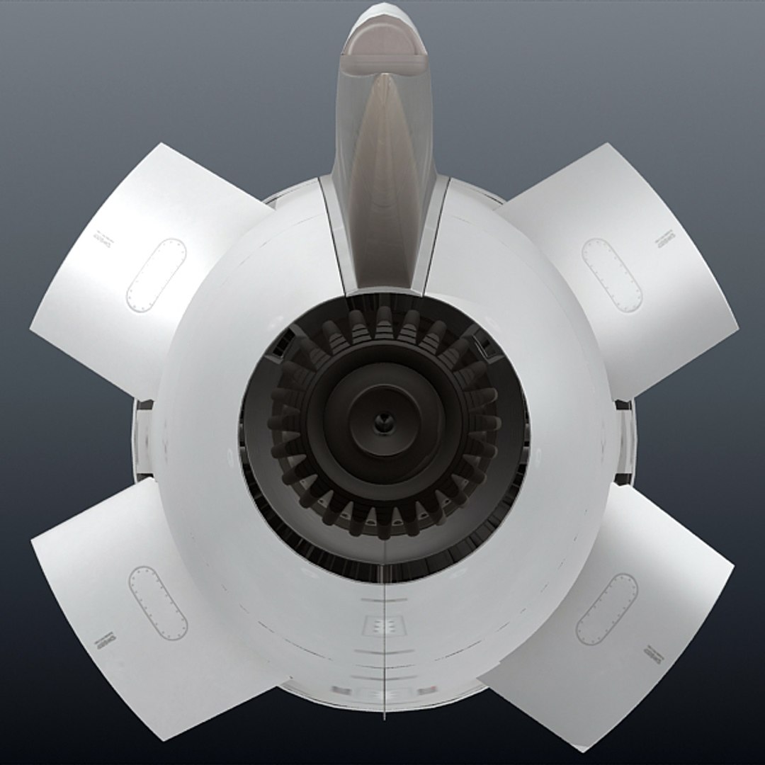 3d cfm56 jet engine