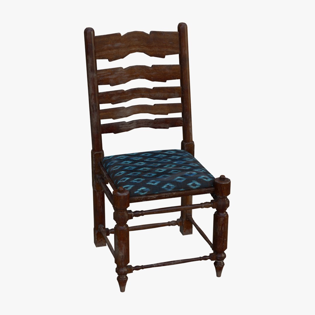 3D Antique Chair For AAA Games - TurboSquid 2148678