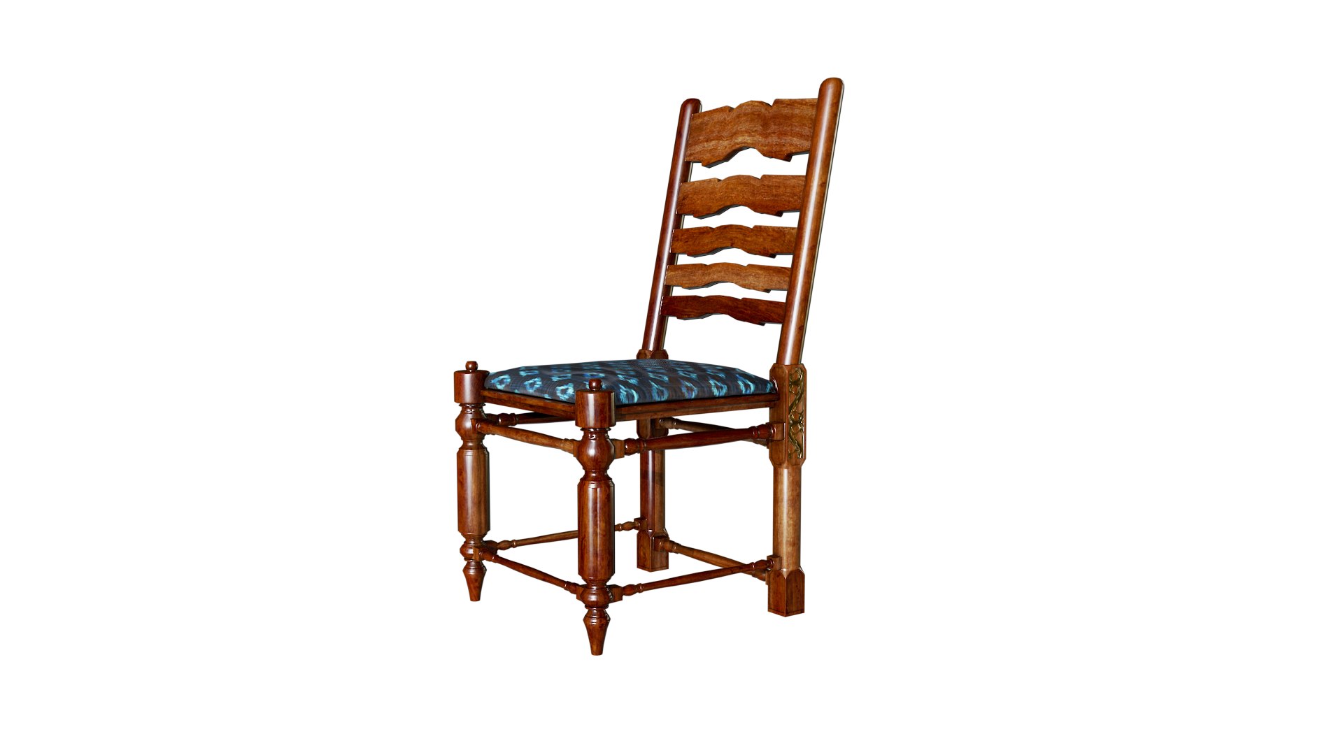 3D Antique Chair For AAA Games - TurboSquid 2148678