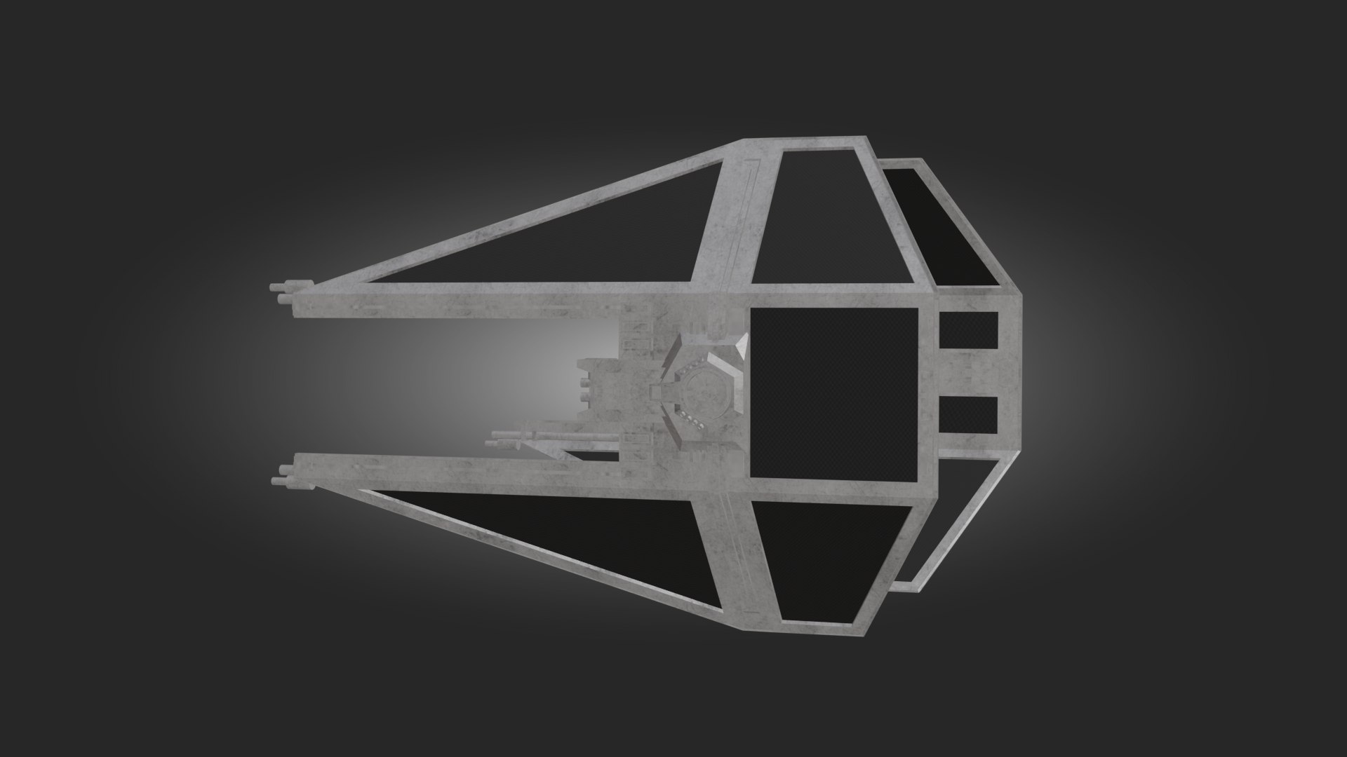 3D TIE Interceptor LowPoly Star Wars 3D Model - TurboSquid 2315814