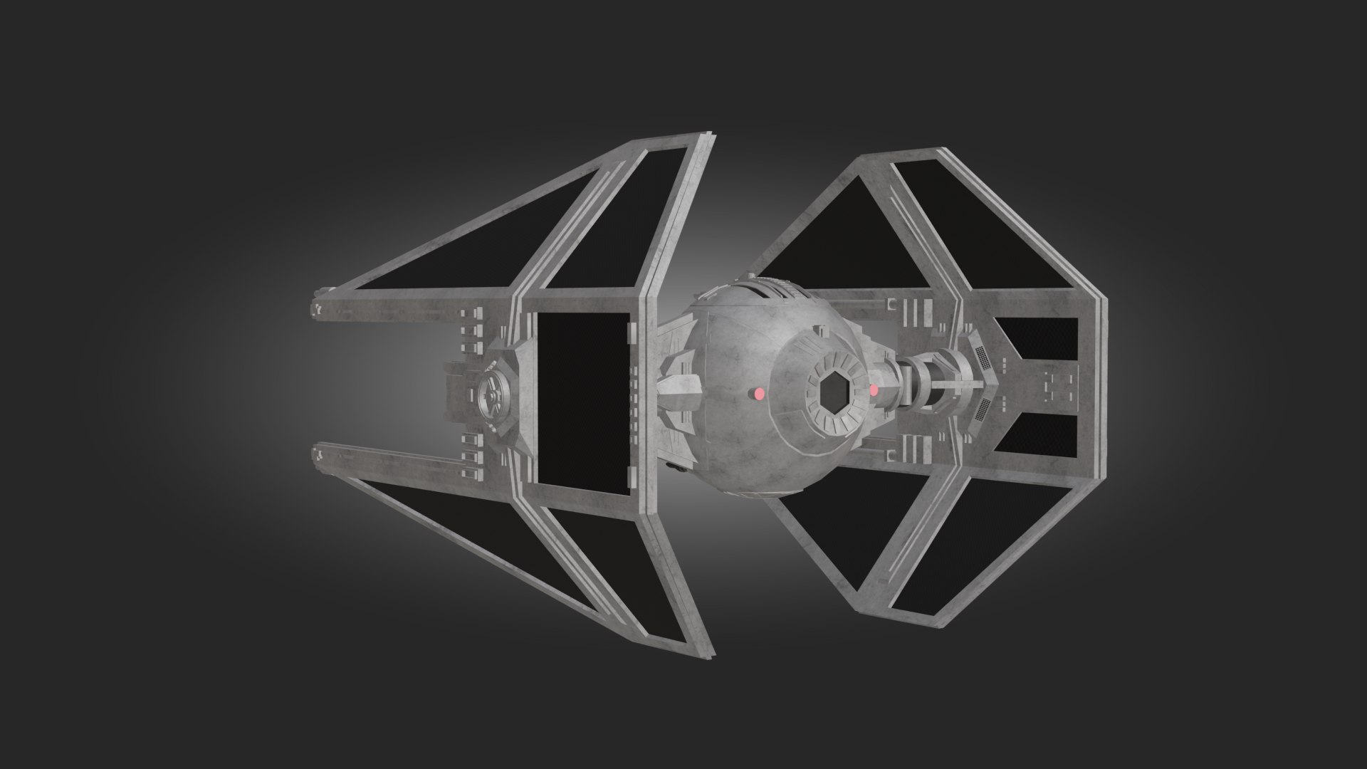3D TIE Interceptor LowPoly Star Wars 3D Model - TurboSquid 2315814