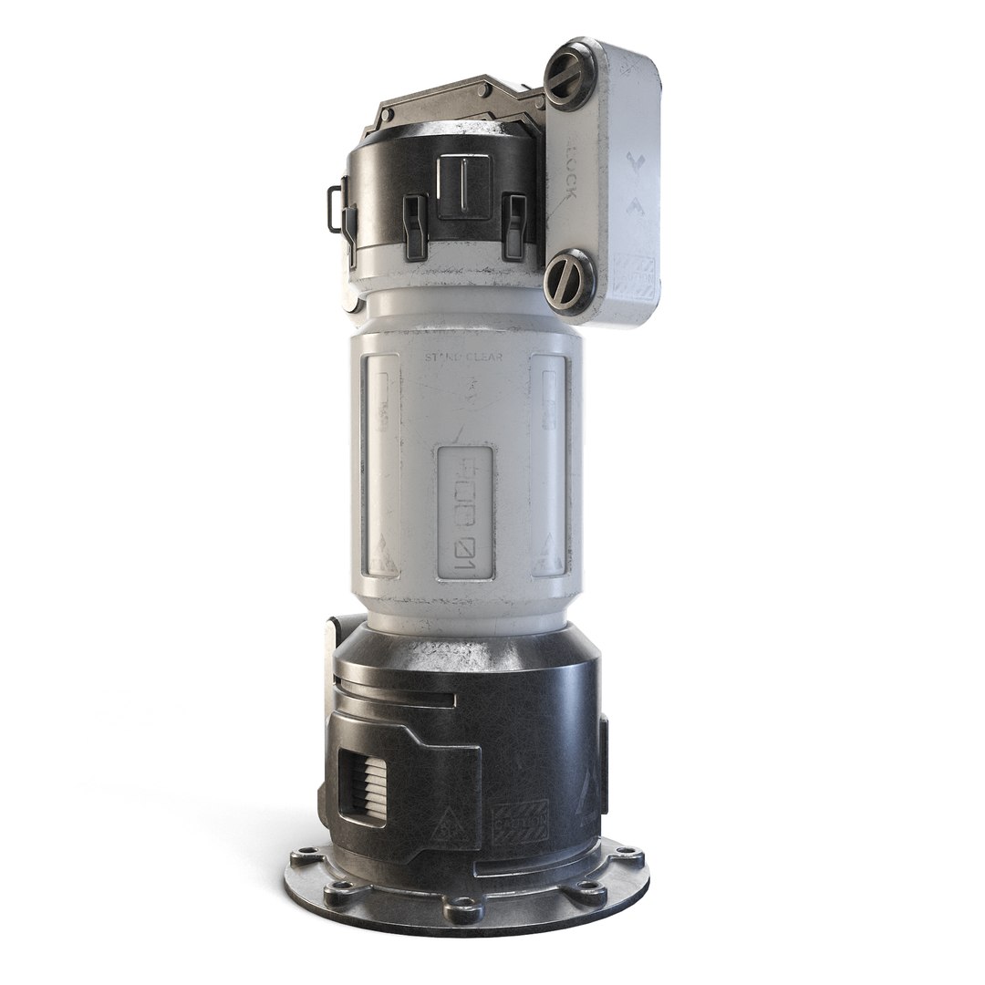 Space Station Cylindrical Pod 3D - TurboSquid 2199299