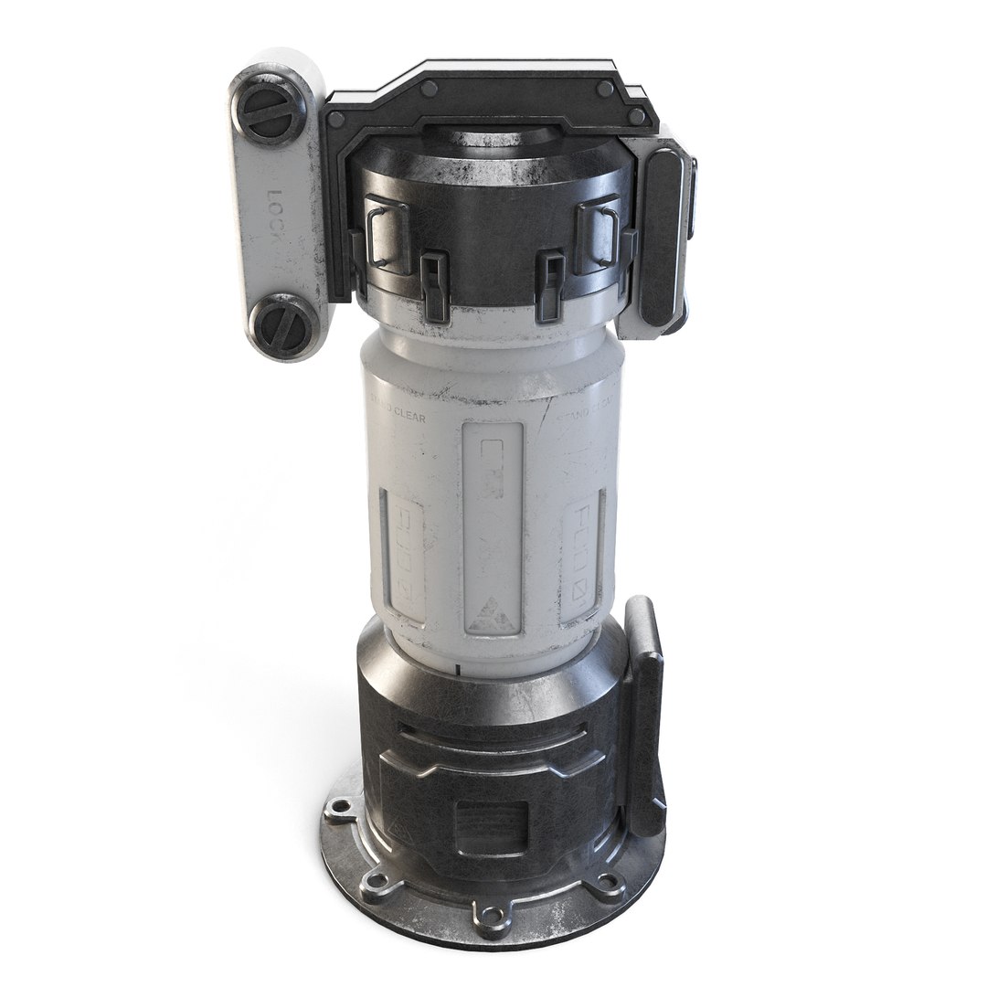 Space Station Cylindrical Pod 3D - TurboSquid 2199299