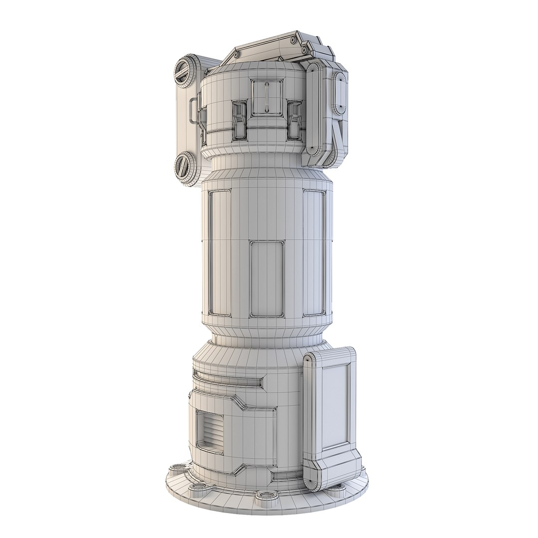 Space Station Cylindrical Pod 3D - TurboSquid 2199299