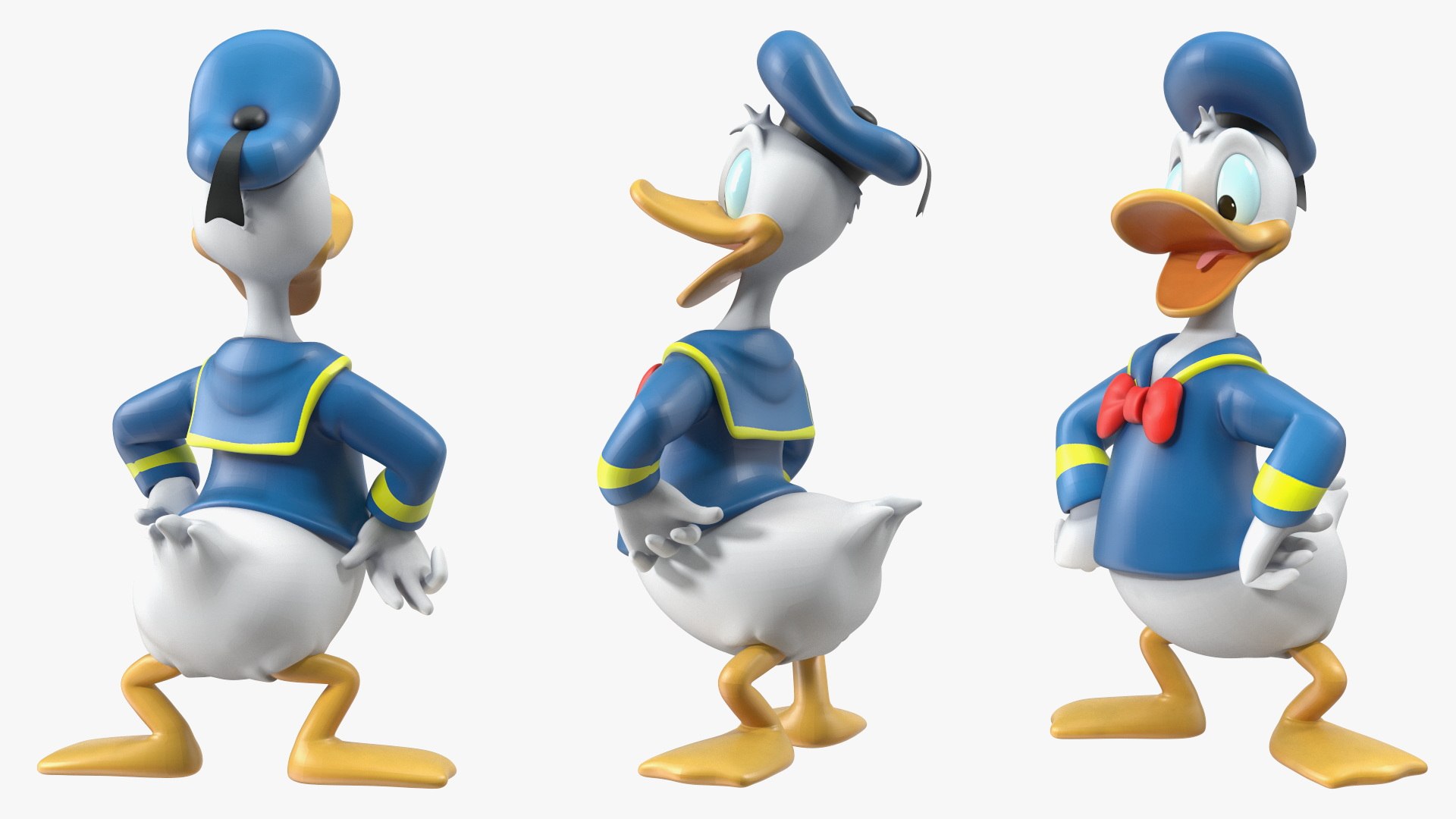 3D Disney Character Donald Duck Rigged - TurboSquid 2115337