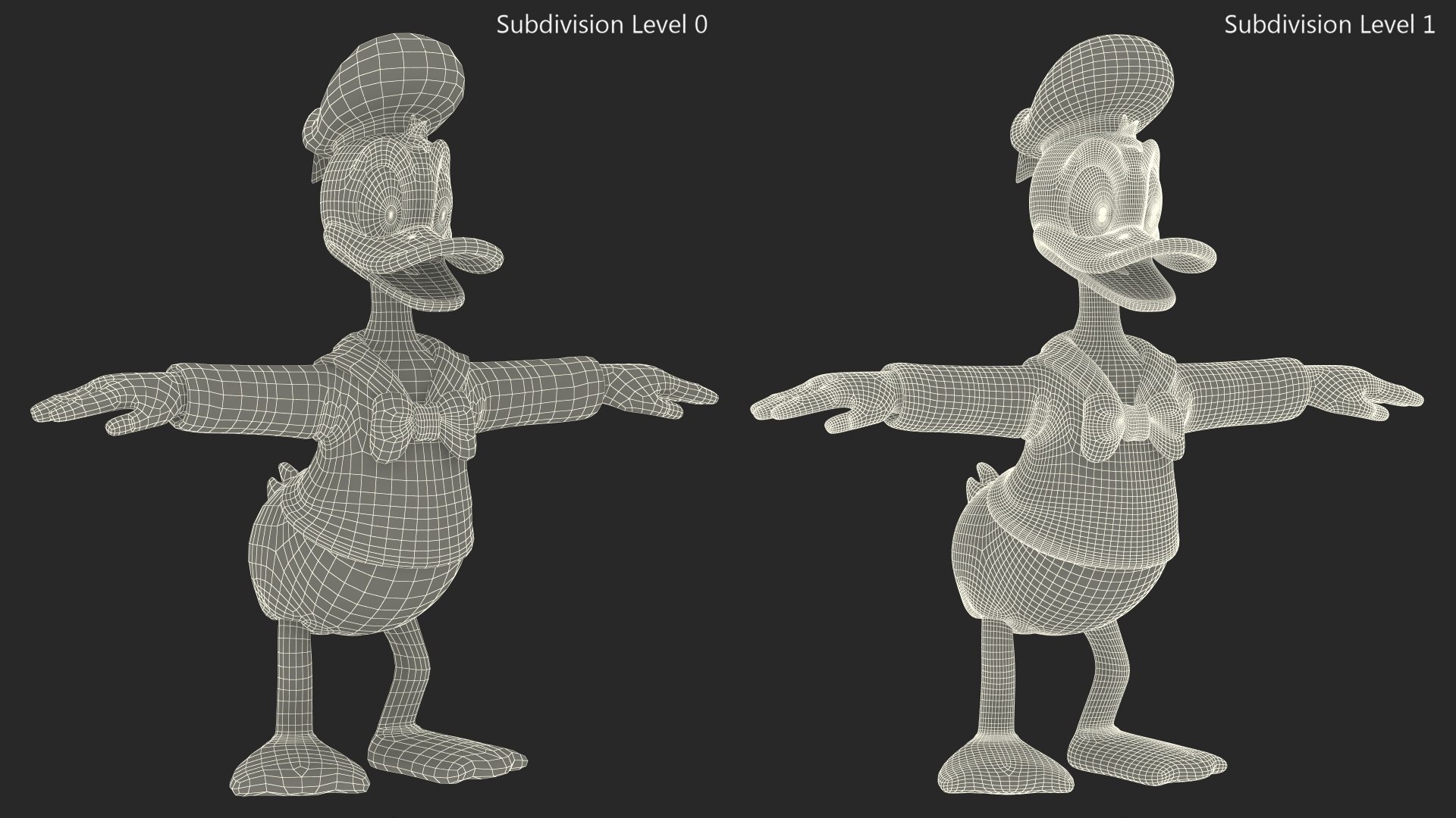 3D Disney Character Donald Duck Rigged - TurboSquid 2115337