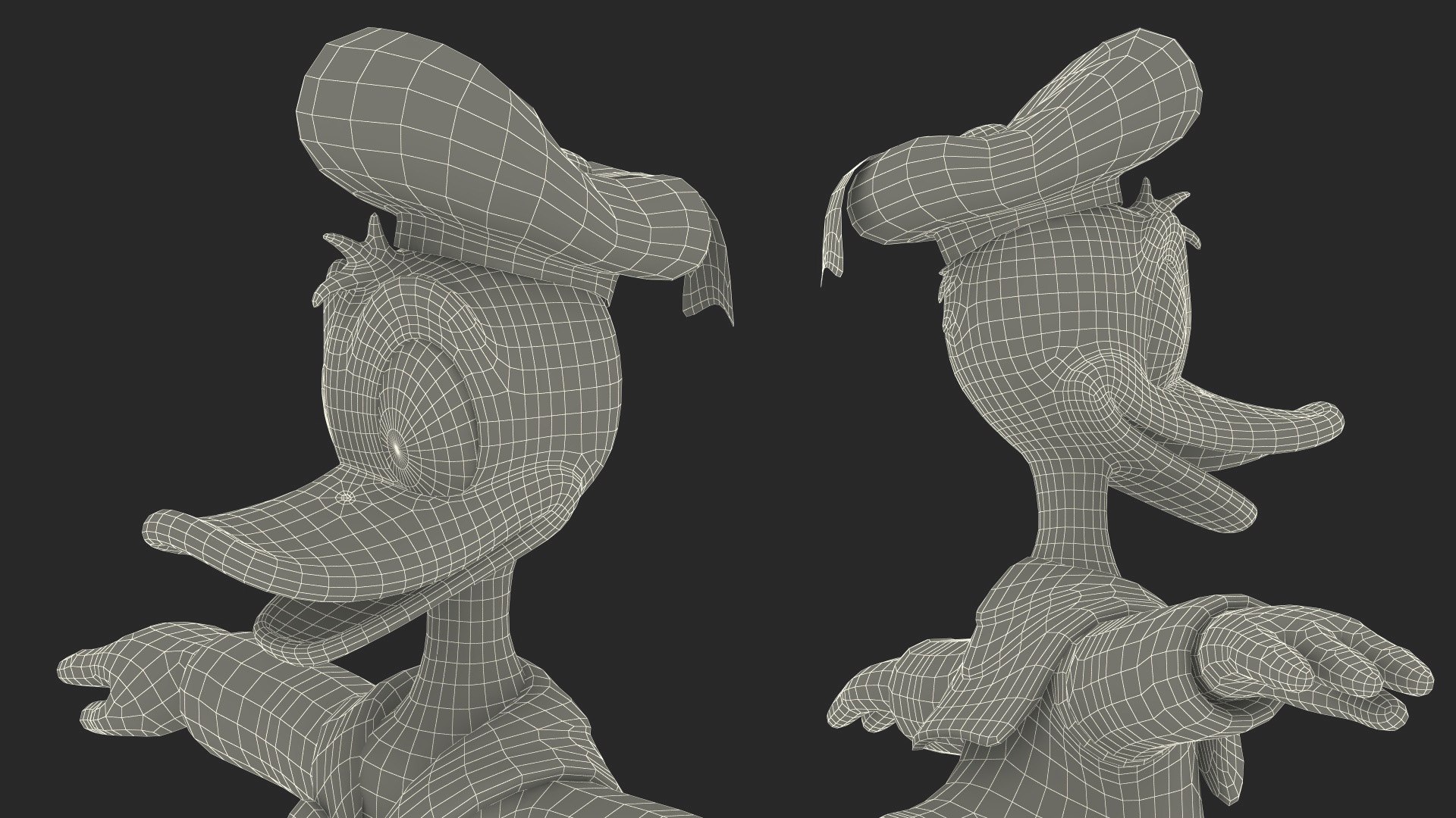 3D Disney Character Donald Duck Rigged - TurboSquid 2115337