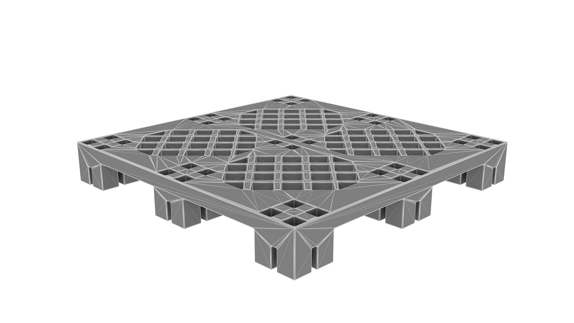 3D Pallets Euro Plastic Model - TurboSquid 1586460