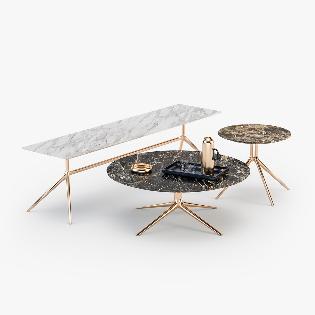 3D Poliform Mondrian Coffee Tables | 1144199 | TurboSquid