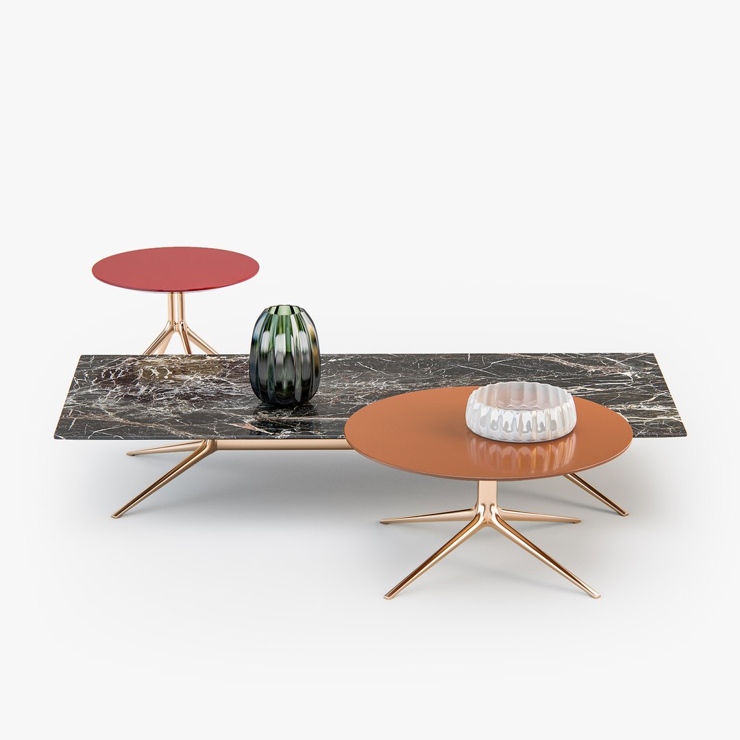 3D Poliform Mondrian Coffee Tables | 1144199 | TurboSquid