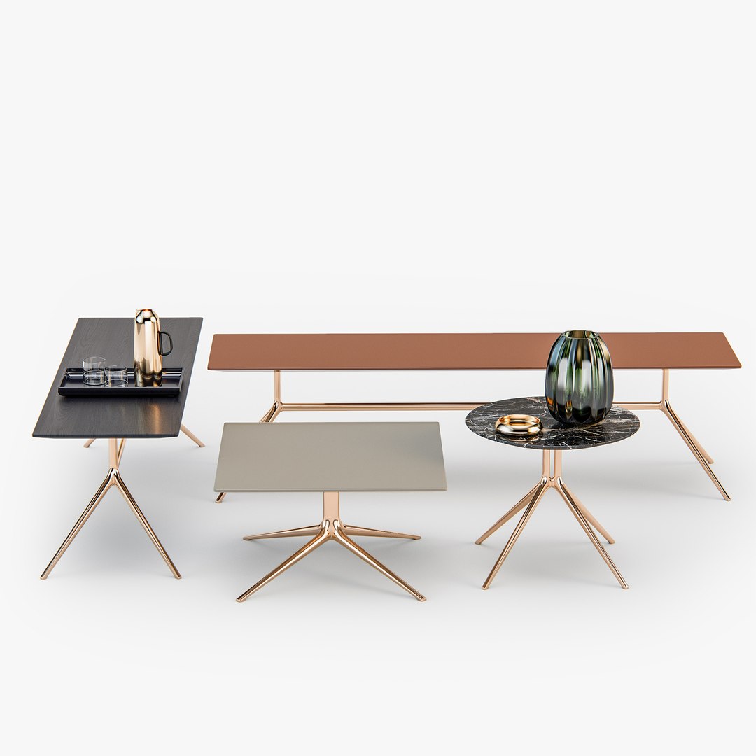 3D Poliform Mondrian Coffee Tables | 1144199 | TurboSquid