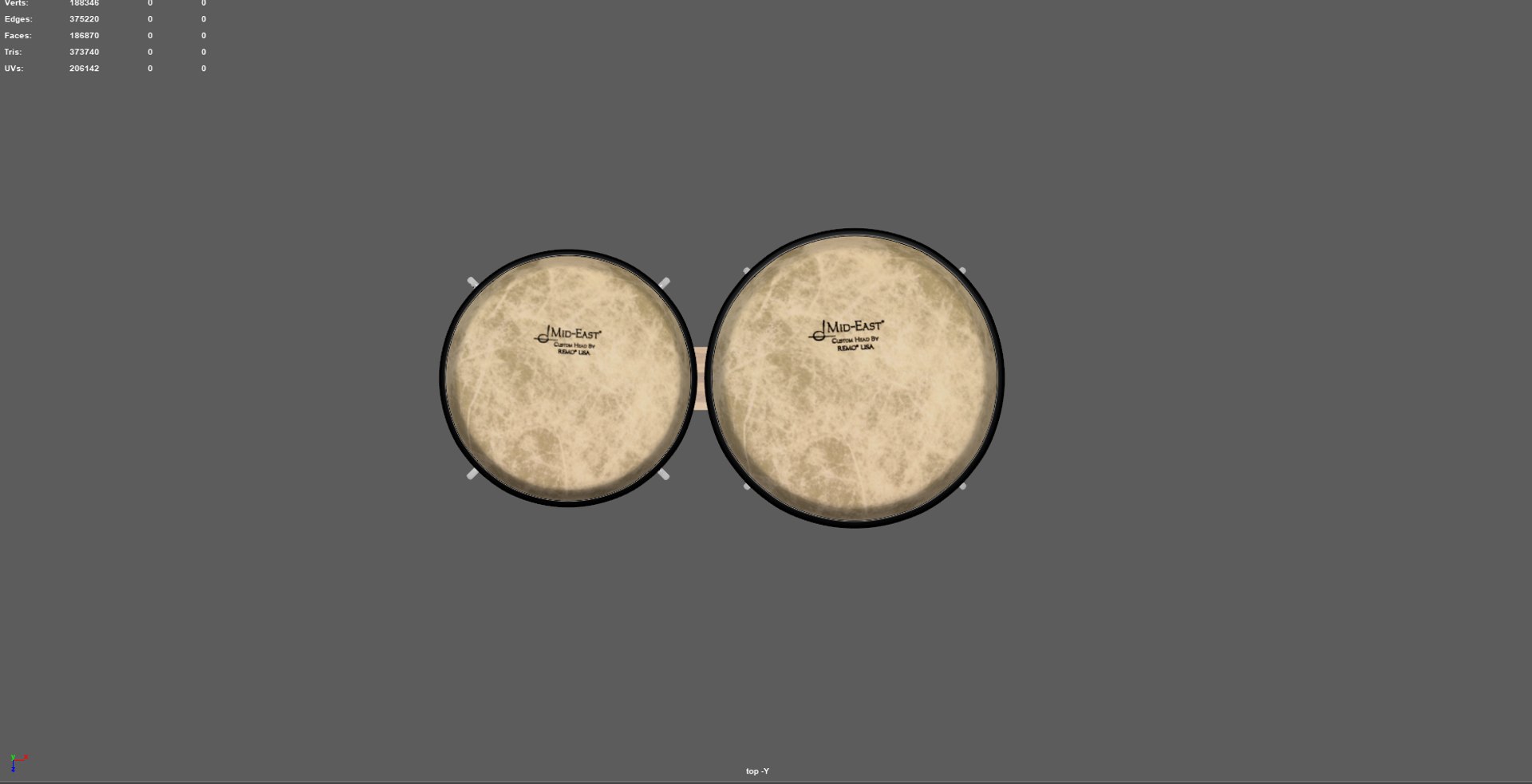 3D Bongo Model - TurboSquid 1258938